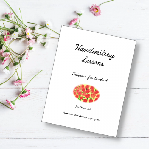Handwriting Lessons - Designed for Grade 4 (e-book) | Peppermint Stick ...