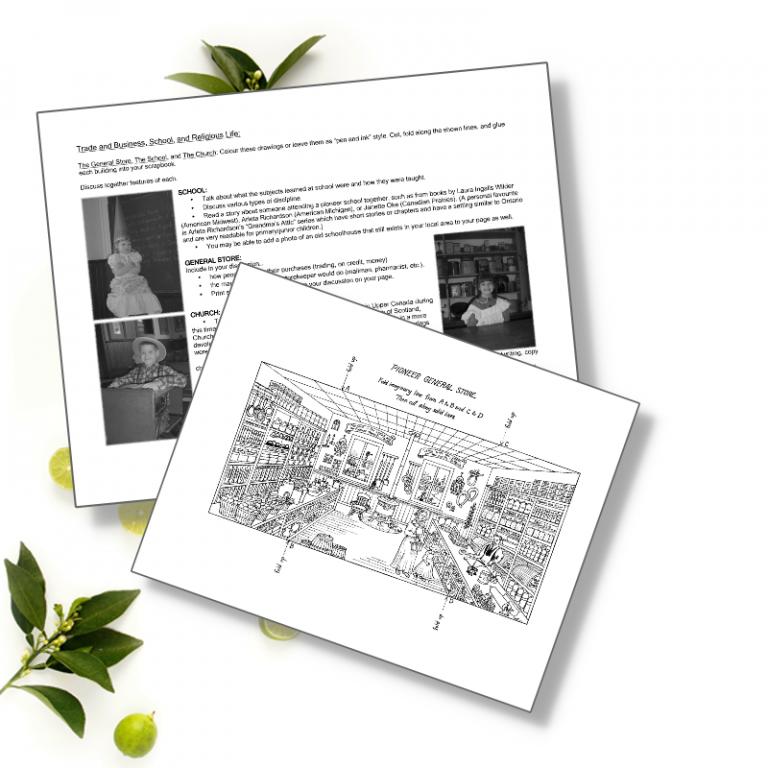 Pioneer Life in Upper Canada | Peppermint Stick Learning Company