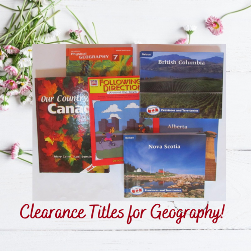 Canadian Geography Books on Clearance | Peppermint Stick Learning Company